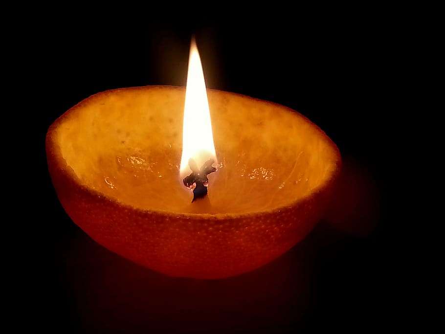How to Make an Oil Lamp from an Orange - OffGridHub