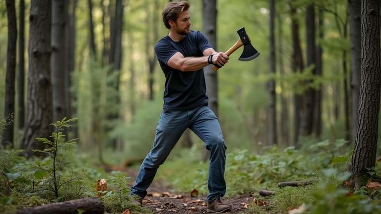 How to Properly Swing an Axe to Avoid Injury - OffGridHub