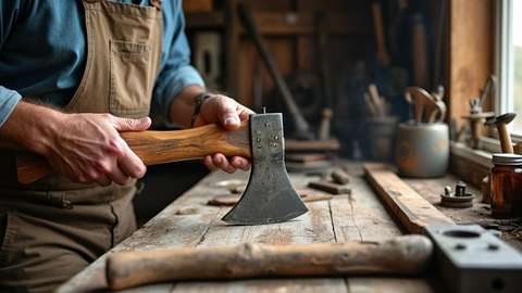 How to Build an Axe From Salvaged Materials - OffGridHub